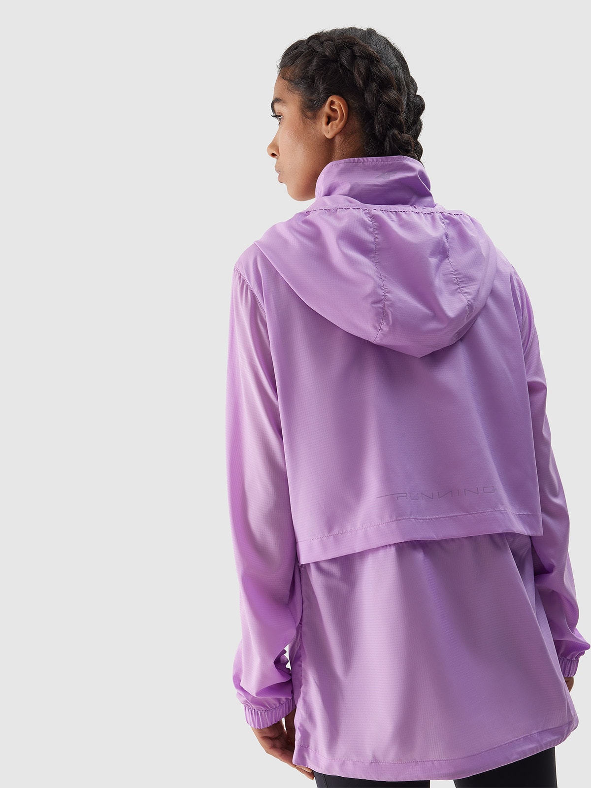 Women's quick-drying running jacket - purple | 4F Women's quick-drying running jacket - purple | 4F