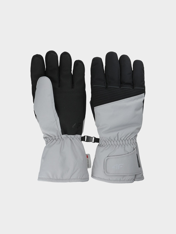 Men s Thinsulate Ski Gloves Gray